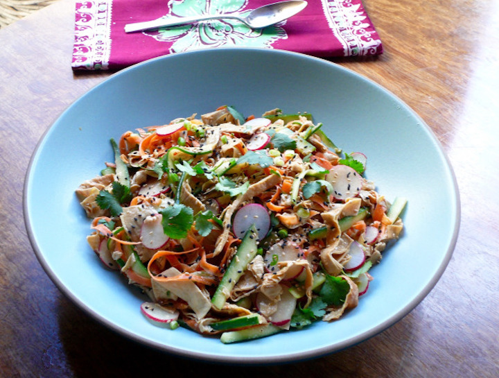 Hungry Empress' Tahini Yuba Salad with Crunchy Vegetables - CHOPSO